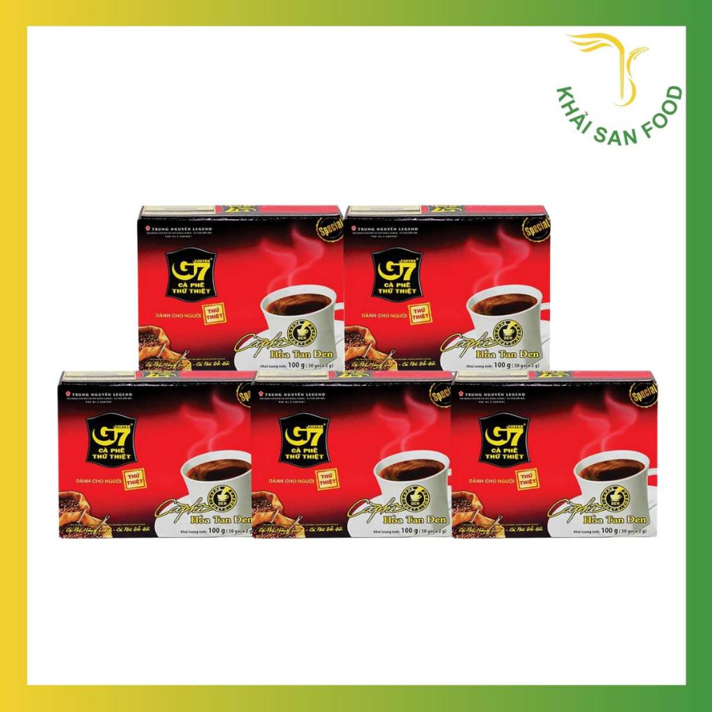 Cà Phê G7 Hòa Tan Đen 15Gói*2G/ 50Gói*2G | Shopee Việt Nam