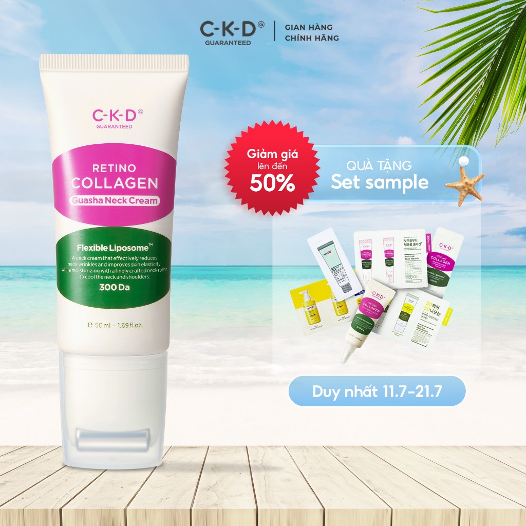 Thanh Lăn Nâng Cơ, Cải Thiện Nếp Nhăn Vùng Cổ Guasha Neck Cream 50ML CKD Guaranteed - CKD ...