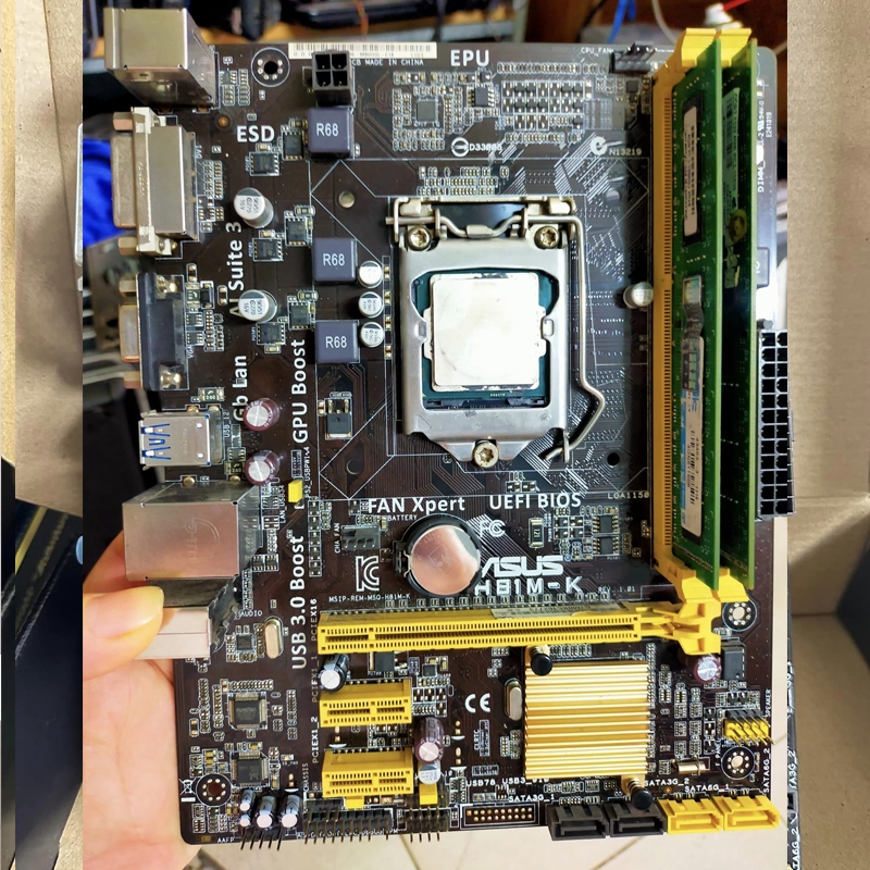 main h81 gigabyte chính hãng tặng kèm chặn main và loa tín hiệu speaker ...
