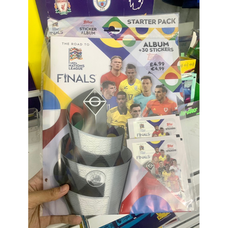 Gói Thẻ Topps The Road To NATIONS LEAGUE Final Sticker STARTER PACK ...
