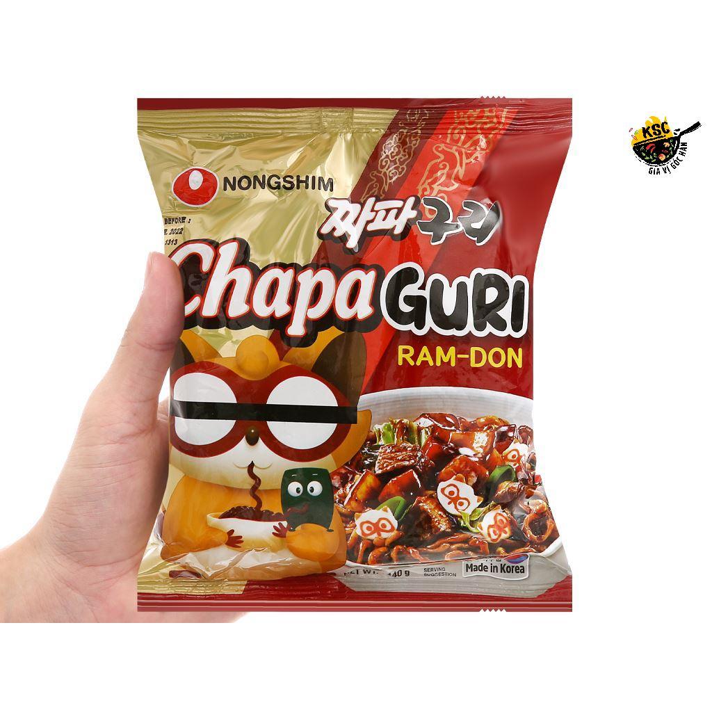 (Combo 5 Gói) Mì Nongshim Chapaguri Ram-don, Mì Chapaghetti kết hợp Mì ...