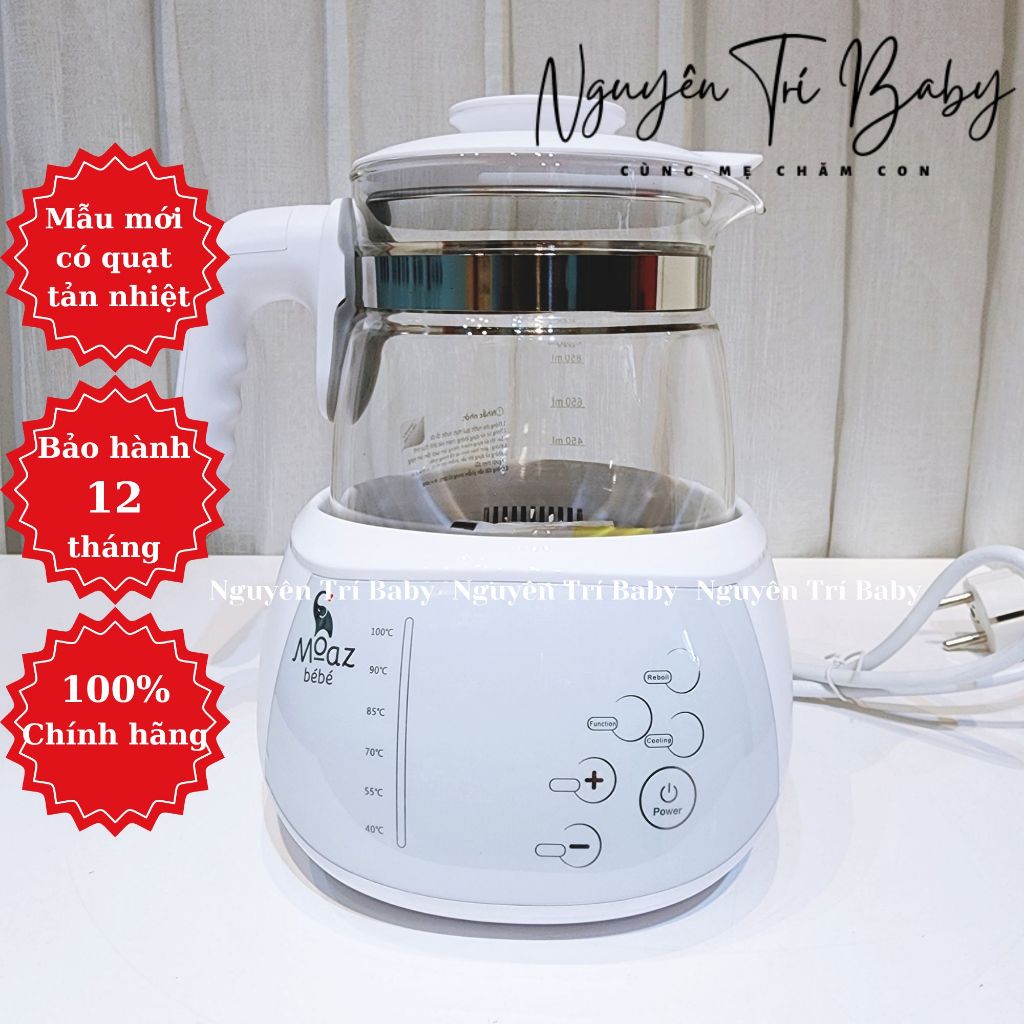Bình đun nước pha sữa thông minh Moaz bebe MB002 / MB115 giữ nhiệt ...