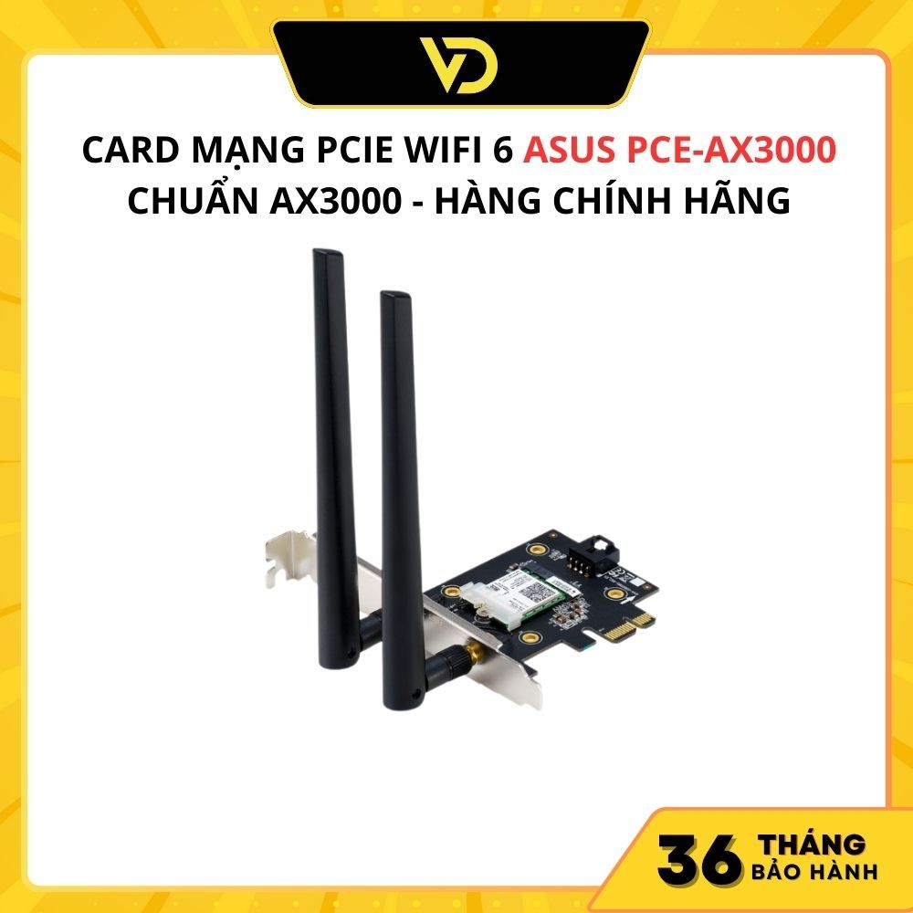 Card mạng PCIe WiFi 6 ASUS PCE-AX3000/ TP-Link Archer TX55E AX3000 ...