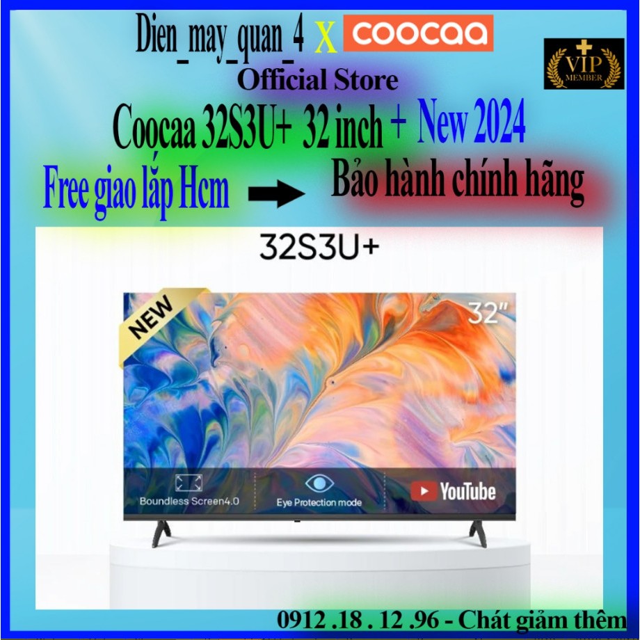 Smart Tivi Coocaa 32S3U / 32S3U+ / 32S3U Plus 32 Inch , hàng chính hãng ...