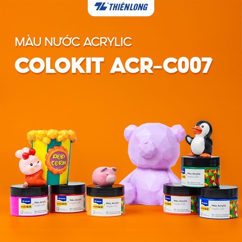 Màu nước acrylic Thiên Long Colokit ACR-C007 - hũ 100ml -cao cấp không phai màu | Shopee Việt Nam
