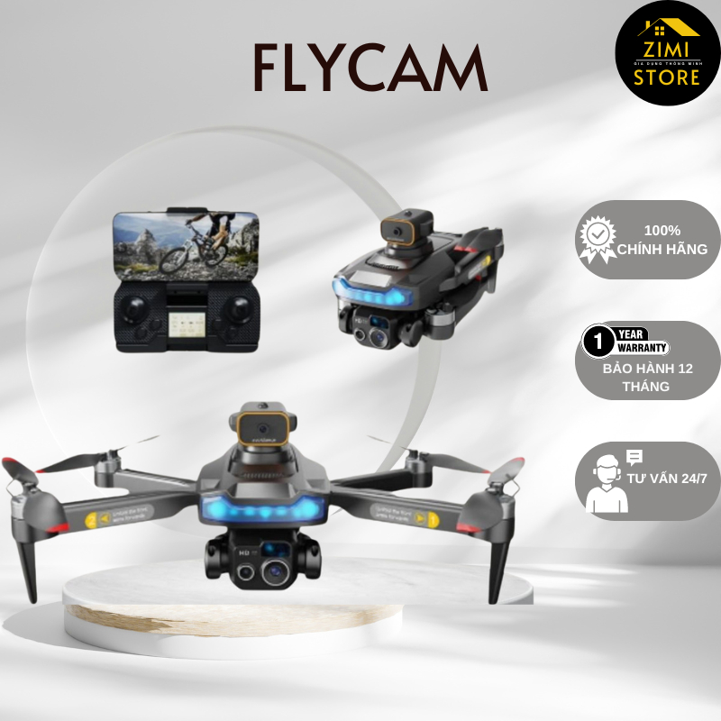 Flycam Drone Main P15Pro - Máy bay điều khiển từ Flycam GPS tích hợp ...