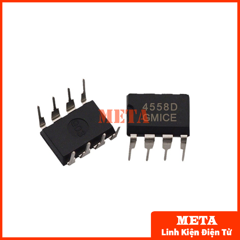 IC 4558 4558D Dip 8, JRC4558, JRC4558D Khuếch đại kép hàng mới 100% ...