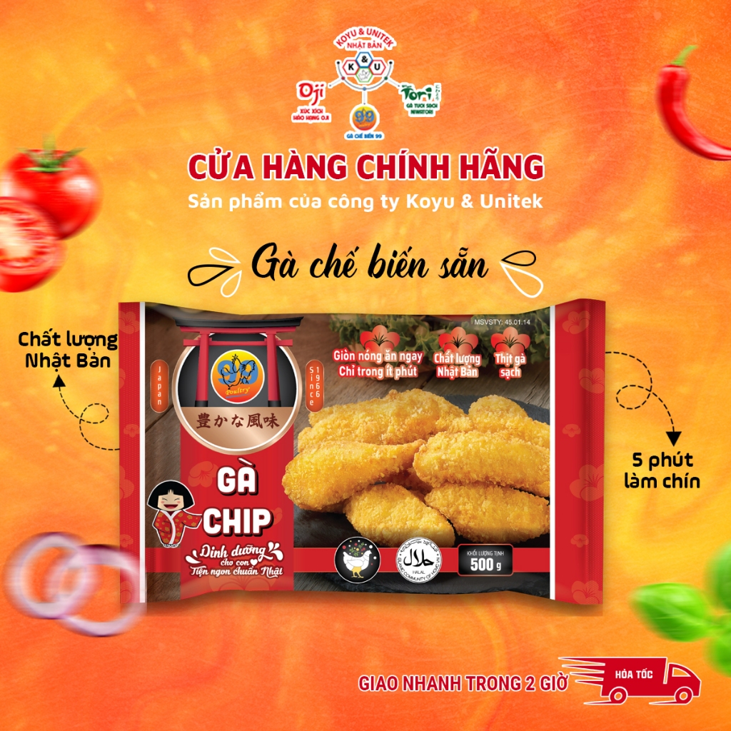 Gà Chip 99Poultry | Phile Ức Gà Tẩm Bột Chiên Xù (500Gr/Gói) | Shopee ...