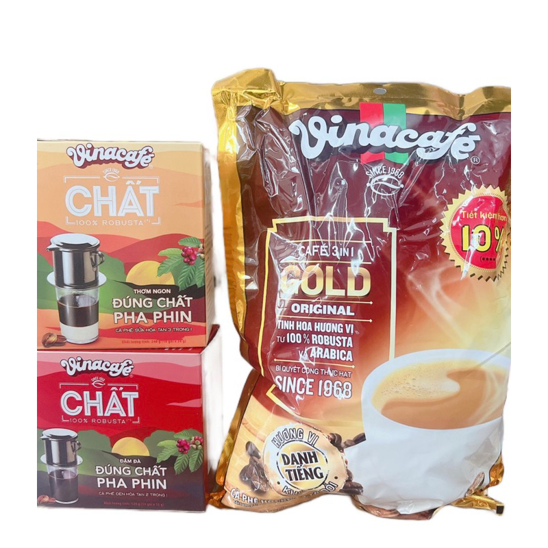 Cà phê Vinacafe 3in1 Gold Original 400/ 800g | Shopee Việt Nam