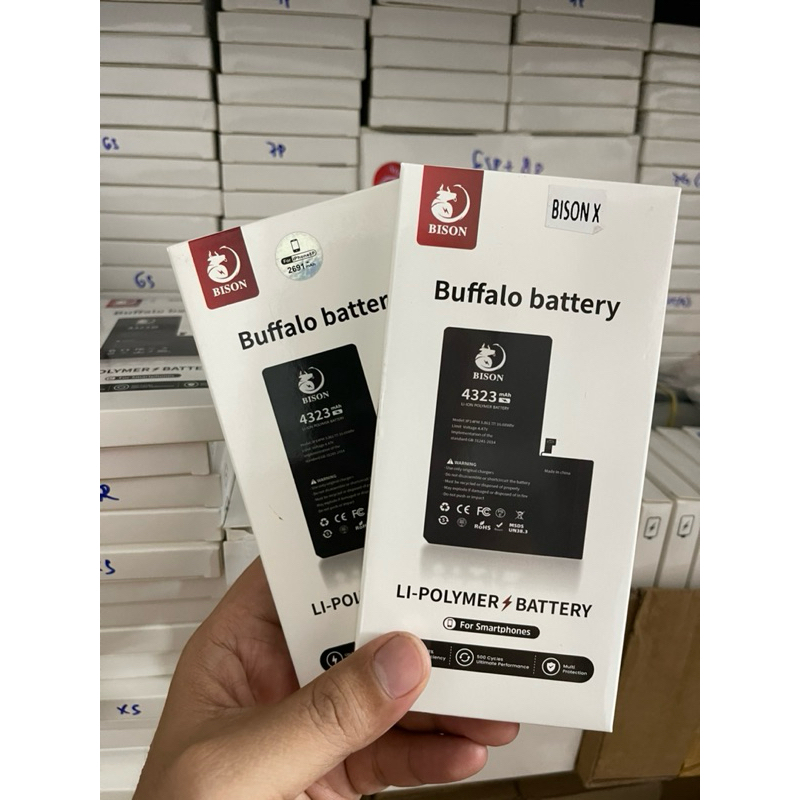 Pin Bison-Pin Chất Lượng Chuẩn Nhất Cho Táo- BH 12 tháng (tặng kèm keo ...