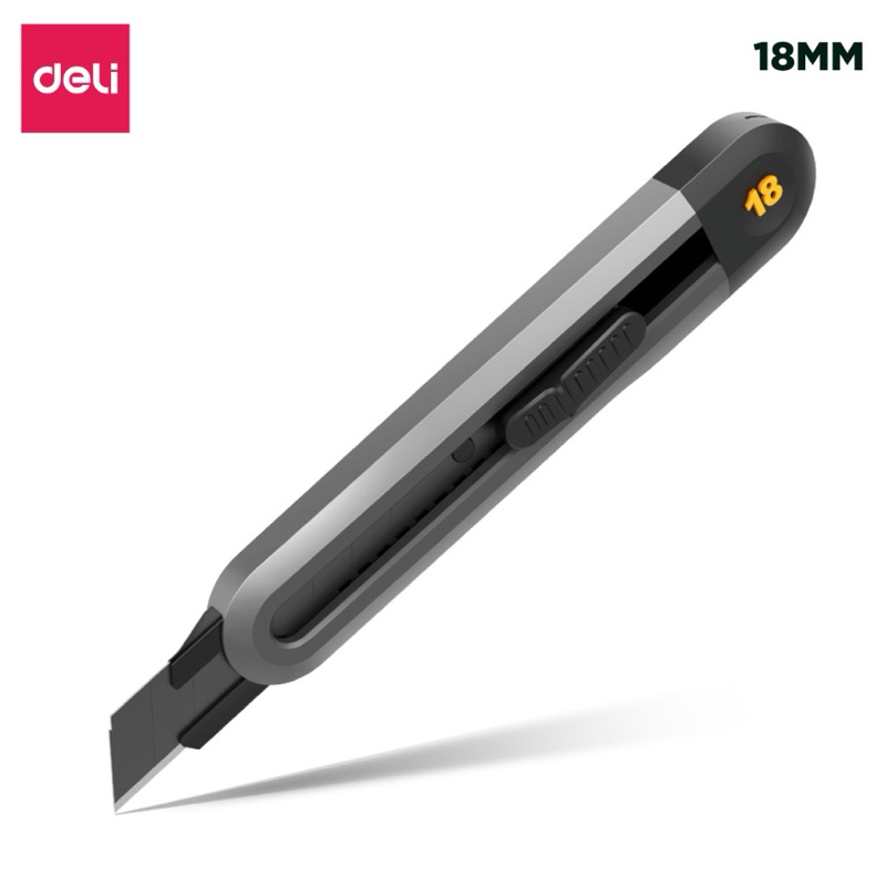 Dao rọc giấy lớn chuyên dụng 18mm deli | Shopee Việt Nam