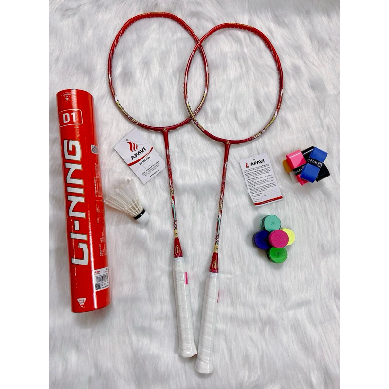 [Tặng cuốn cán] VỢT CẦU LÔNG APAVI WHITE CROSSROW (TẶNG KÈM TÚI) - ĐỎ ...