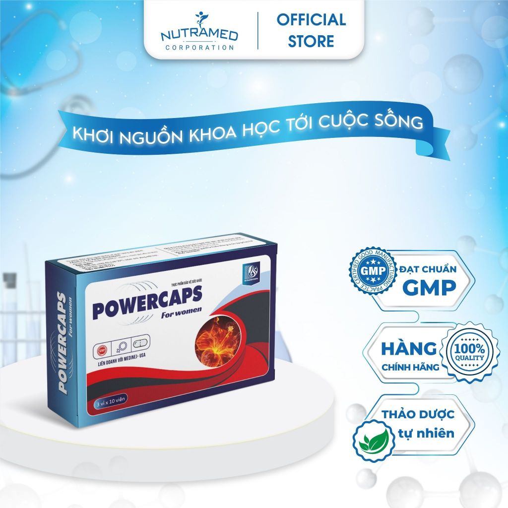 Viên uống Powercaps for Women tăng cường sinh lý nữ, cân bằng nội tiết tố (Hộp 30 viên) | Shopee ...