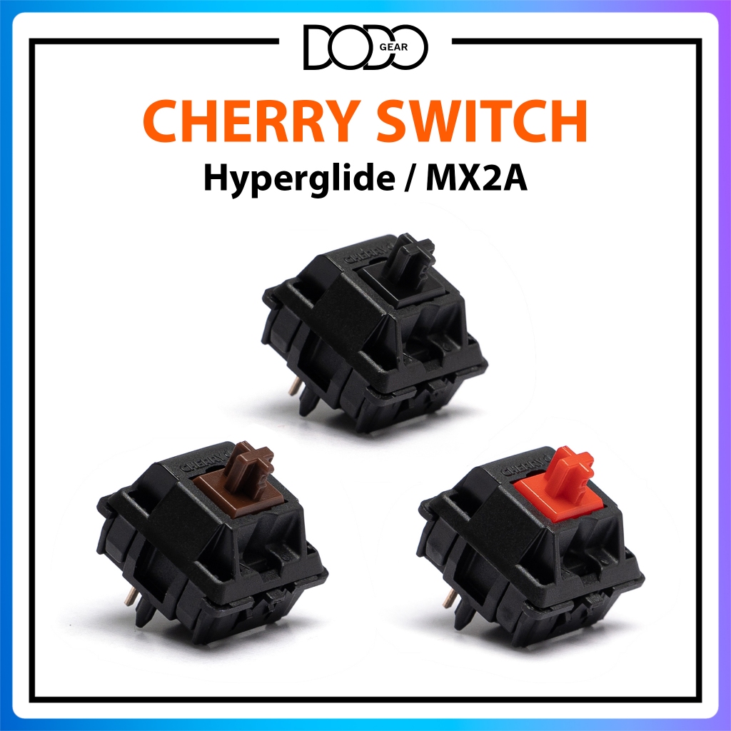 Switch Cherry HyperGlide MX2A Black Brown Red 5 PIN công tắc bàn phím Switch Cherry MX HG Black ...