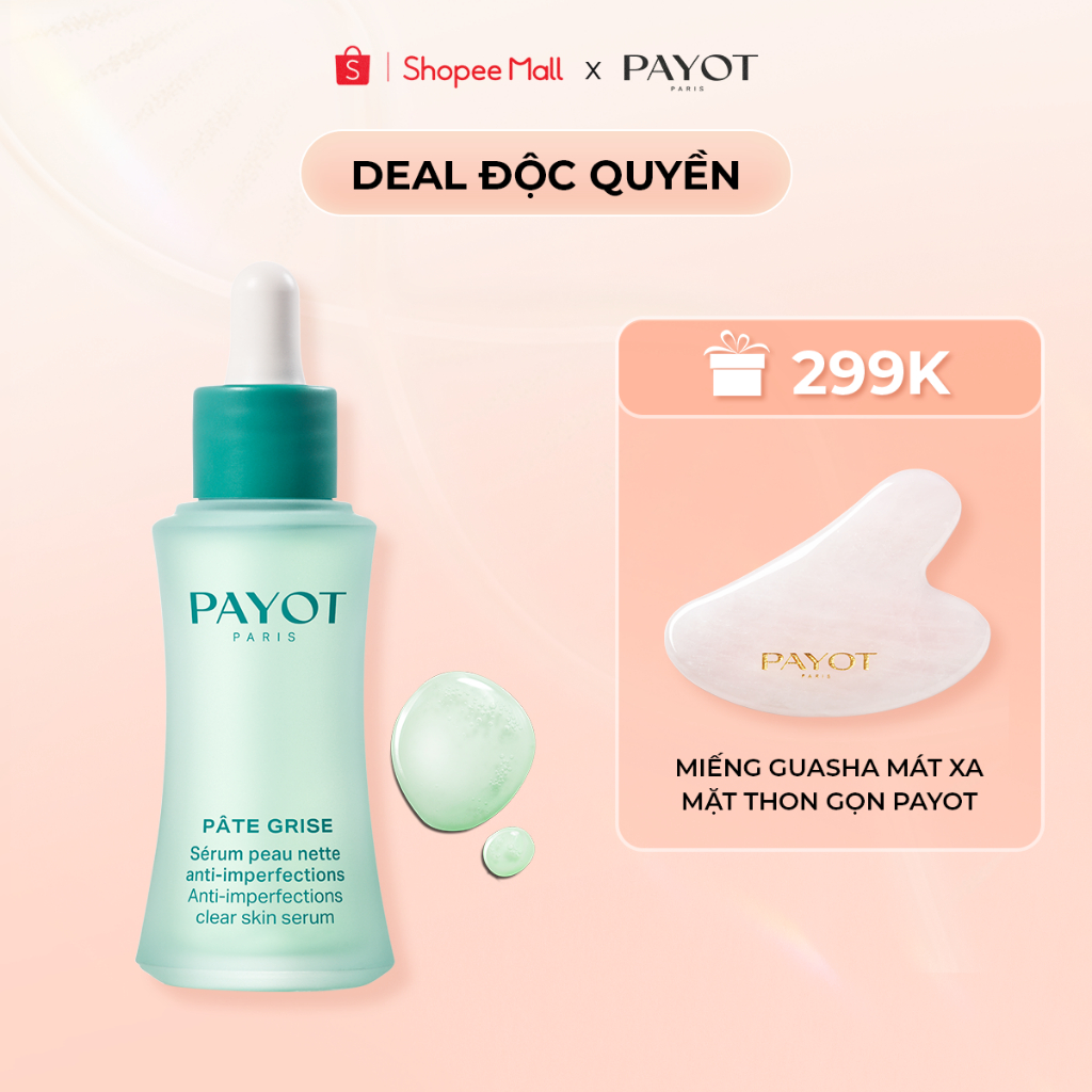 Tinh chất serum ngừa mụn giảm thâm và cải thiện bề mặt kết cấu da Payot ...