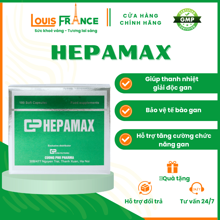 [CHÍNH HÃNG] HEPAMAX - Giúp Thanh Nhiệt Giải Độc Gan, Hỗ Trợ Tăng Cường ...