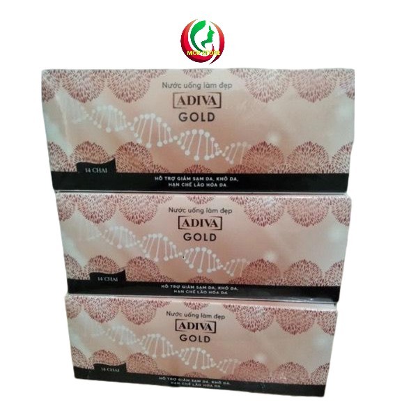 (Chính Hãng) Combo 03 Hộp Nước Uống Collagen Adiva Gold (14 lọ/ hộp ...