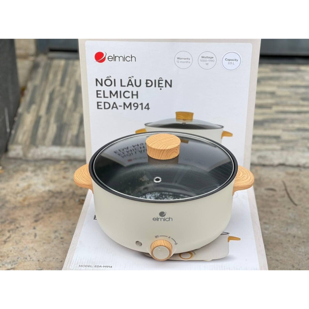 Nồi lẩu điện Elmich EDA-M914 | Shopee Việt Nam