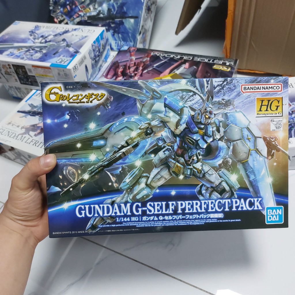 Mô Hình Lắp Ráp Gundam HG G-Self Perfect Pack Equipped Bandai | Shopee Việt Nam