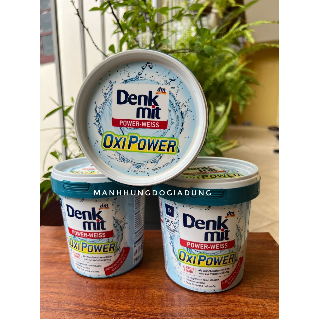 Bột tẩy vết bẩn dành cho quần áo trắng Denkmit Oxi Power Multi Flecken ...