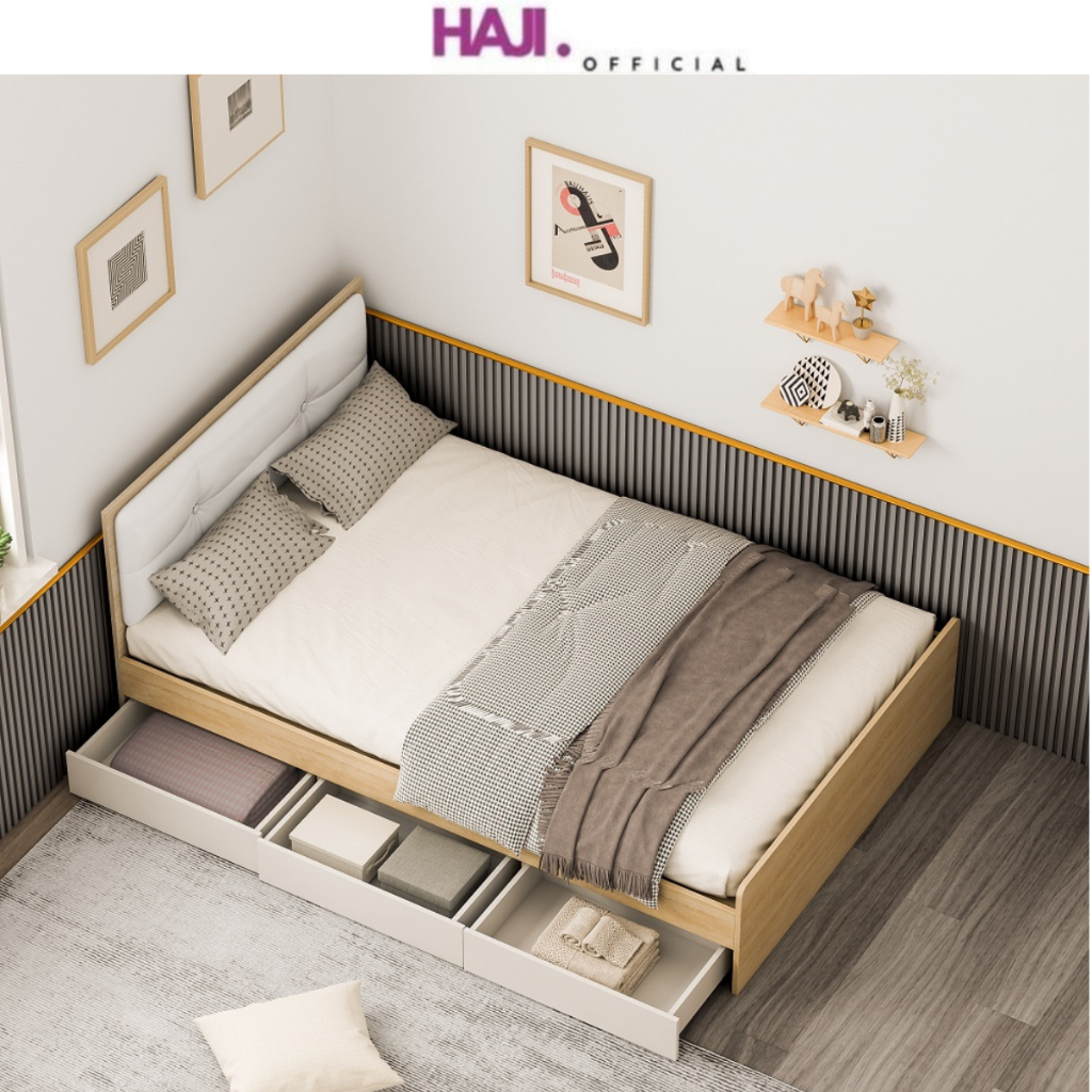 Giường ngủ cao cấp 1m2 x 2m và 1m8x 2m chống ẩm mốc thương hiệu HAJI ...