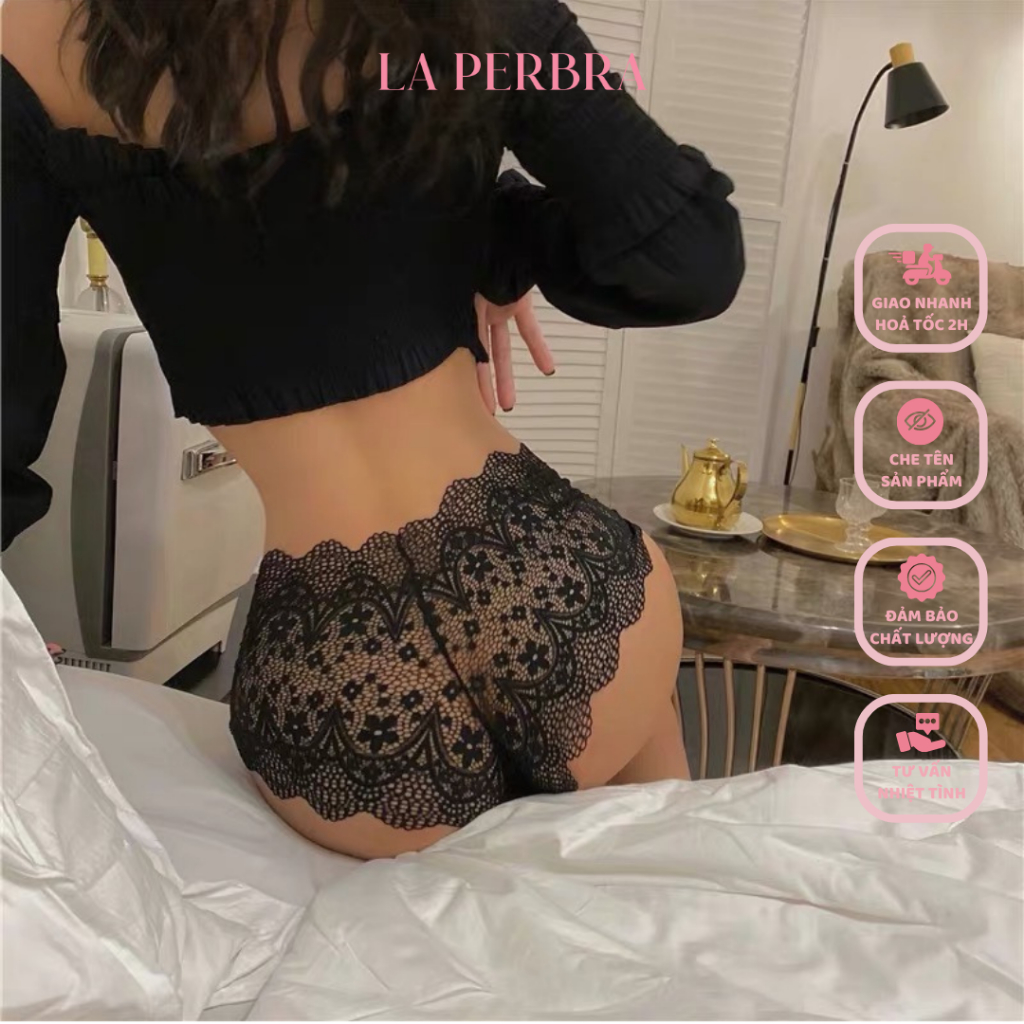 Quần Lót Ren Boxer Sexy Quần Lưng Cao Ôm Mông Che Bụng La Perbra - G02 | Shopee Việt Nam