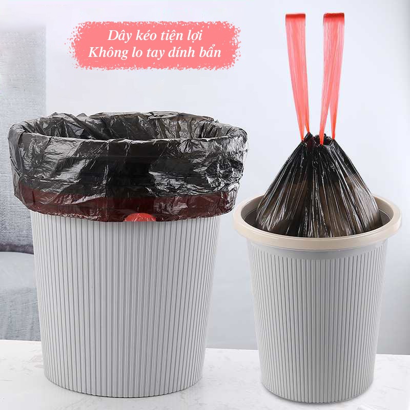 Túi đựng rác dùng một lần có dây rút tiện lợi HT Shop DN296 | Shopee ...