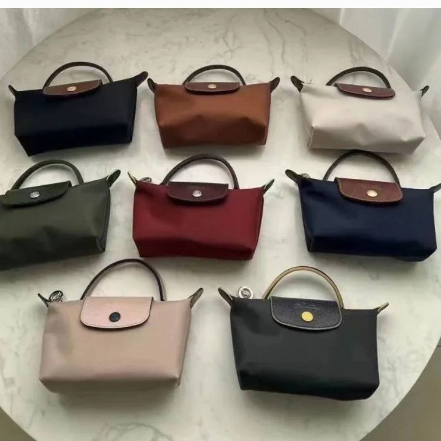 Túi Longchamp Mini Vải Pha Da Size 18 Xinh Xỉu New Túi LongChamp mini loại đẹp siêu xinh thời ...