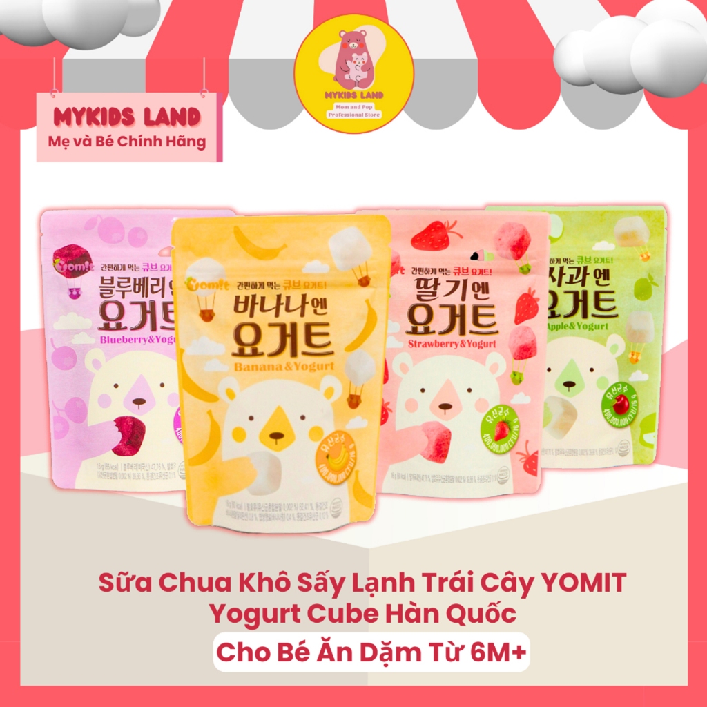 [DATE T9.2025] Sữa Chua Khô Sấy Lạnh Trái Cây YOMIT Yogurt Cube Hàn ...