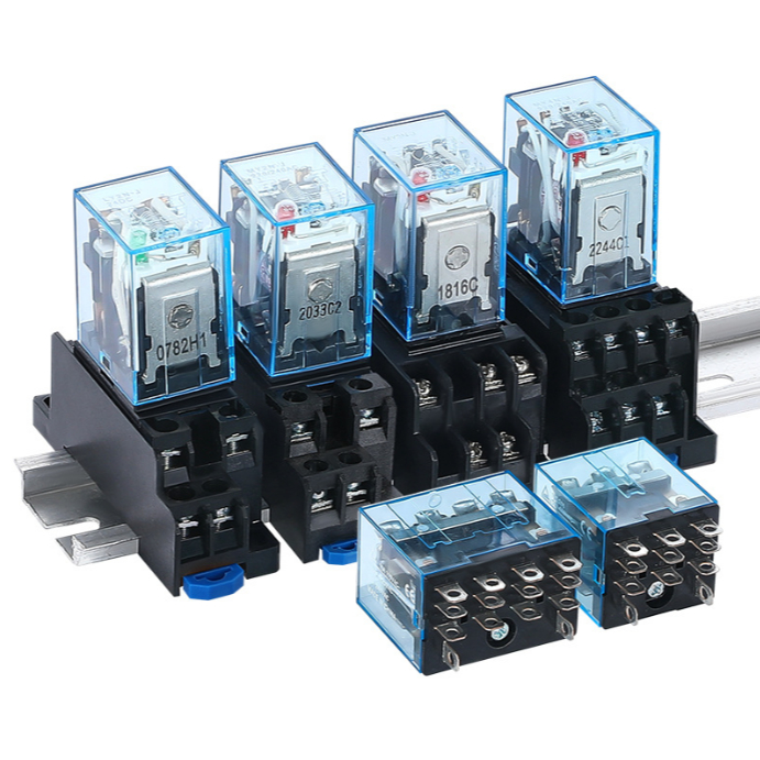 Rơ le trung gian MIDERTON 8 chân 14 chân 12V 24V 220V 5A Hàng chính ...