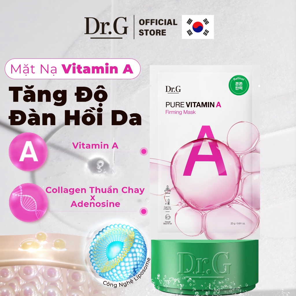 Mặt Nạ Cải Thiện Độ Đàn Hồi Cho Da Dr.G Pure Vitamin A Firming Mask ...