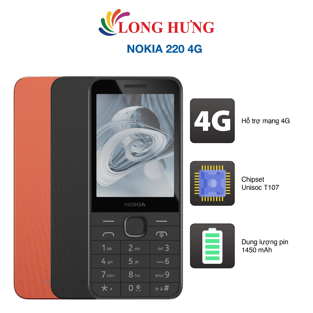 Điện thoại Nokia 220 4G - Hàng chính hãng | Shopee Việt Nam