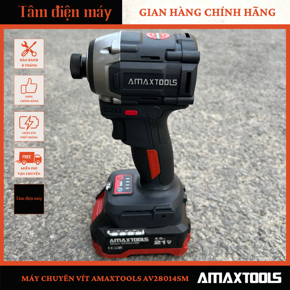 [Chính Hãng] Máy Vặn Vít AMAXTOOLS AV28014SM-PRO | Shopee Việt Nam