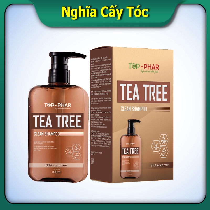 Dầu gội Tràm trà cho da dầu Tea Tree Clean Shampoo 300ml | Shopee Việt Nam