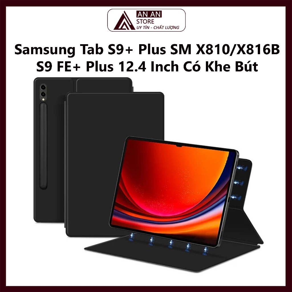 Bao Cover Nam Châm Cho Samsung Galaxy Tab S9+ Plus SM X810 / X816B S9 ...