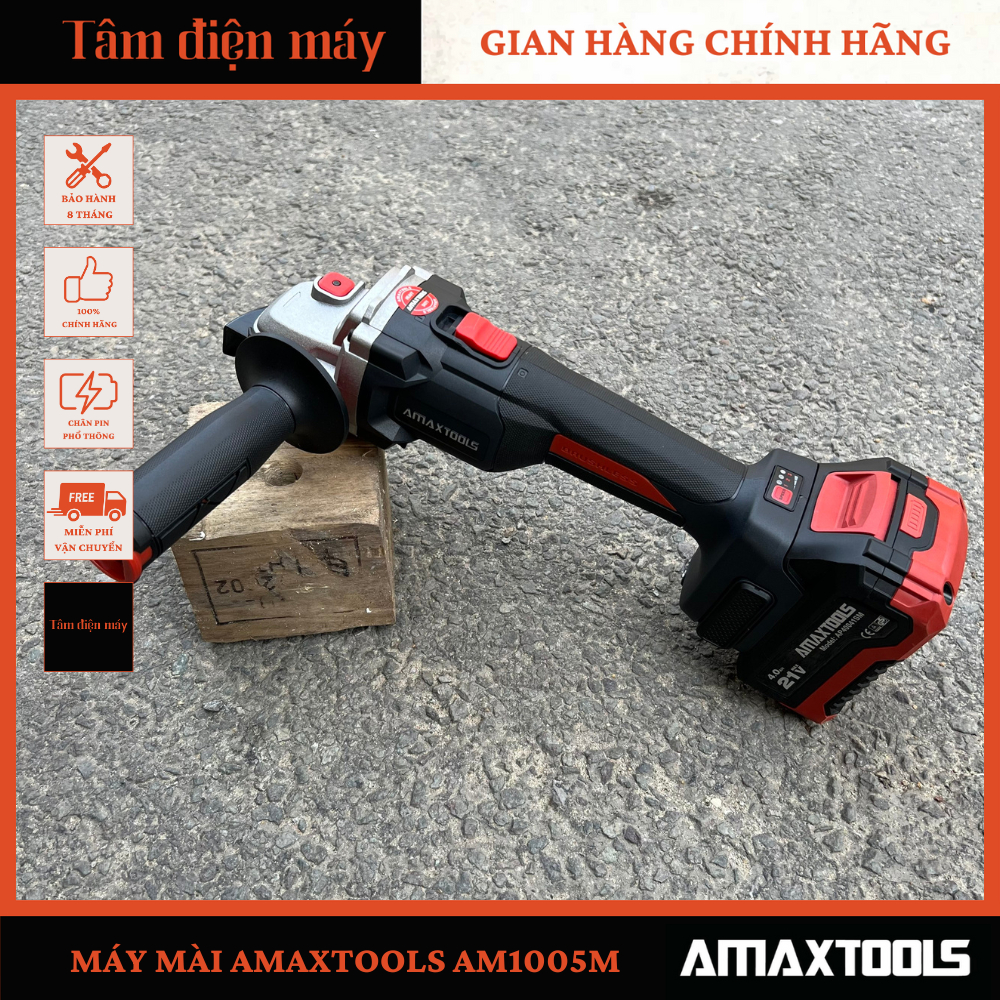 [Chính Hãng] MÁY MÀI GÓC AMAXTOOLS AM100SM | Shopee Việt Nam