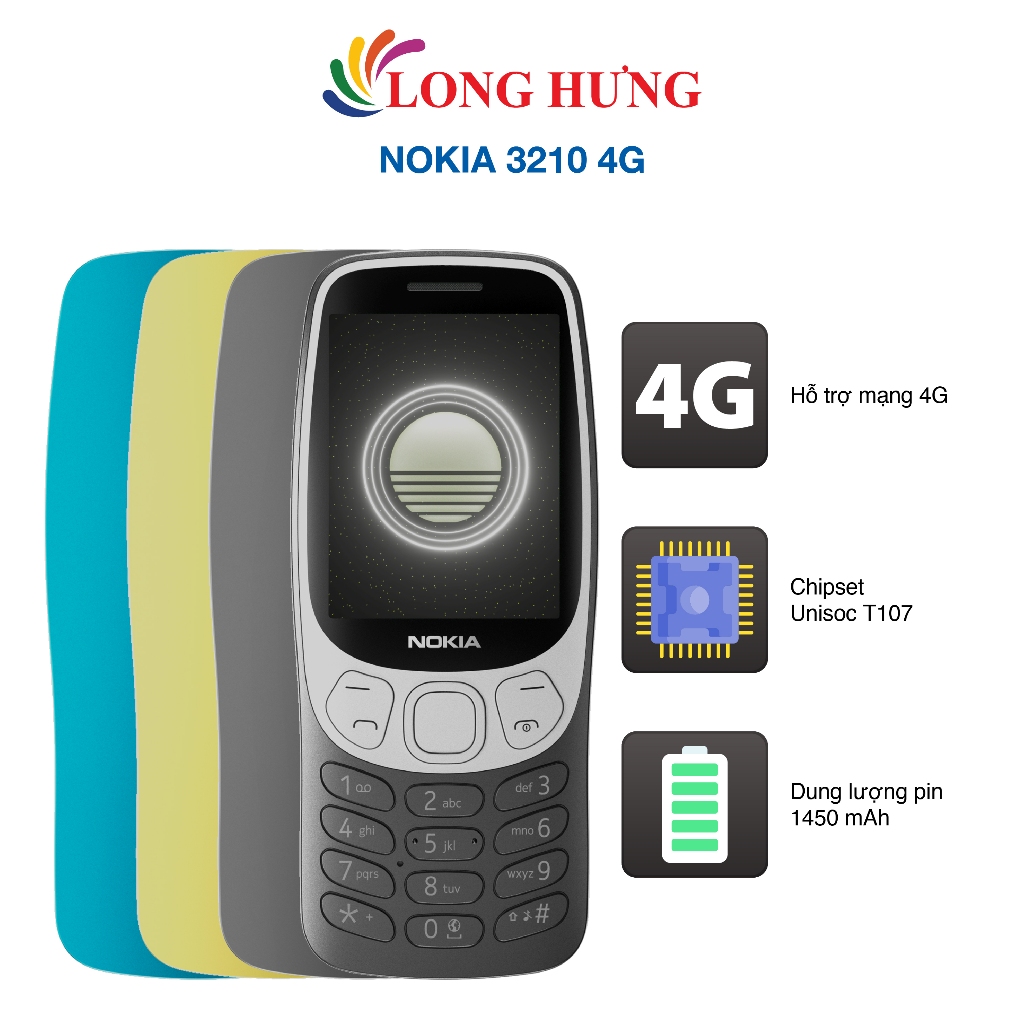 Điện thoại Nokia 3210 4G - Hàng chính hãng | Shopee Việt Nam