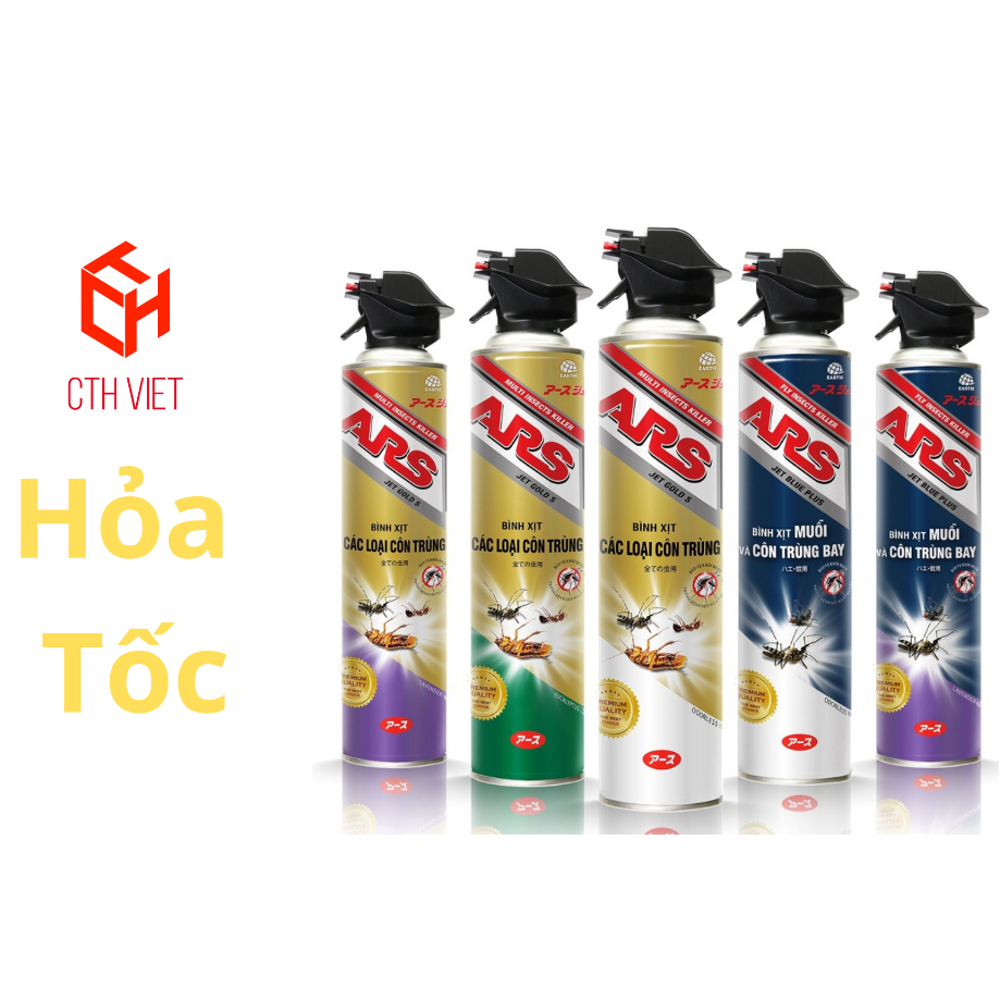 [1 Bình] Xịt Muỗi Không Mùi - Có Mùi Các Loại Côn Trùng Ars Jet Gold ...