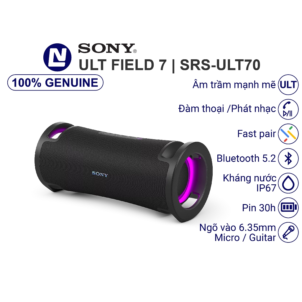 New Full box Sony SRS ULT70 Loa không dây di động ULT Field 7 có ngõ ...