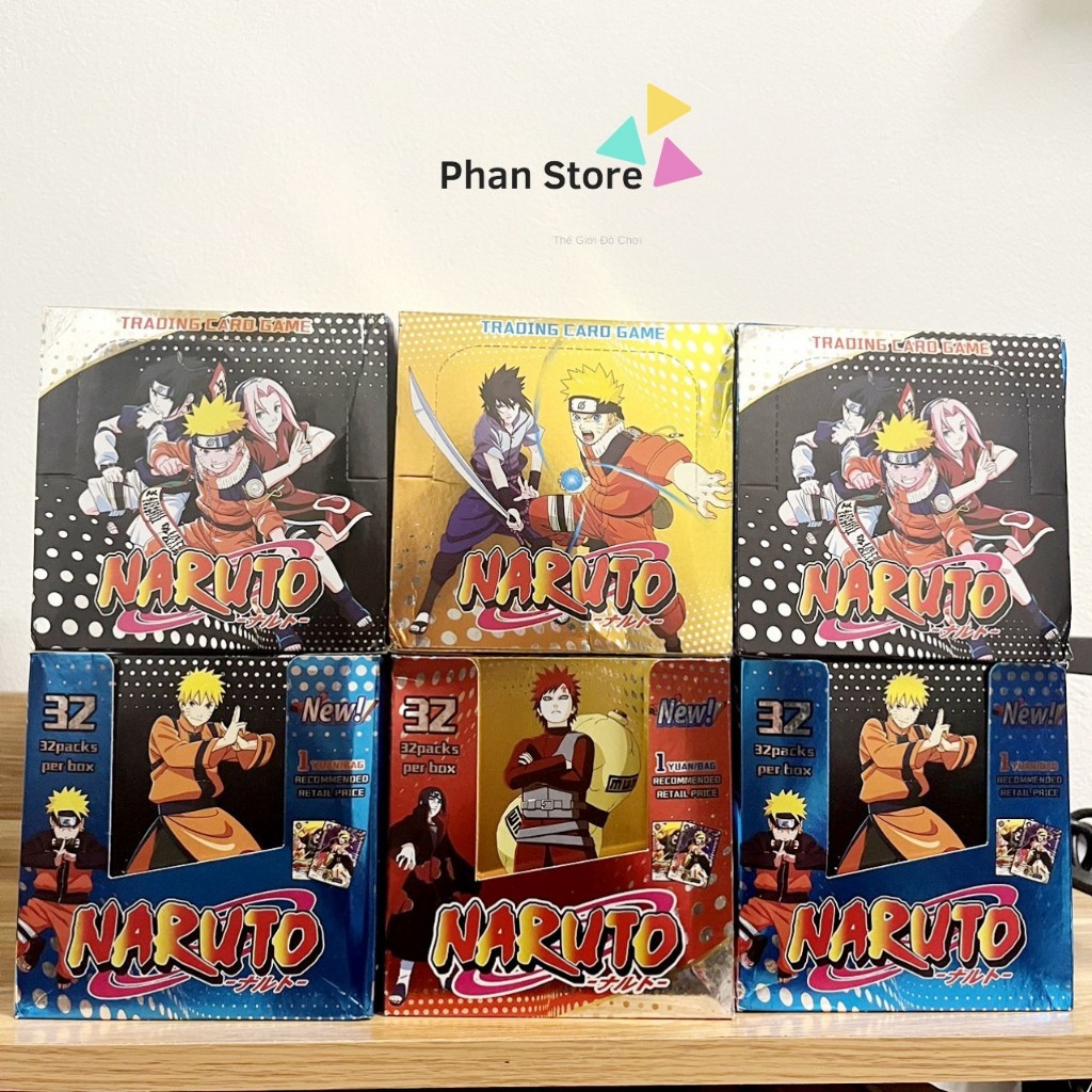Bộ 250 thẻ bài Naruto giá rẻ 32 packs_Thẻ Naruto | Shopee Việt Nam