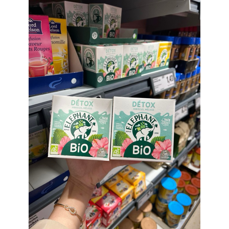 Trà ELEPHANT BIO INFUSION DETOX 20 gói nội địa Pháp | Shopee Việt Nam