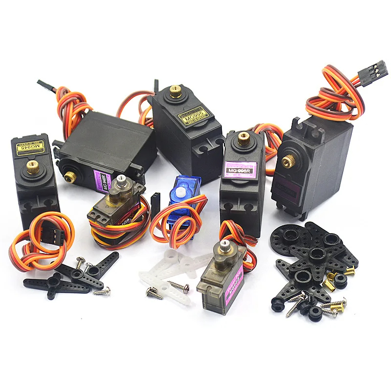 Tổng Hợp Servo Phụ Kiện Các Loại SG90 SG92R MG90S MG945 MG946 MG995 ...