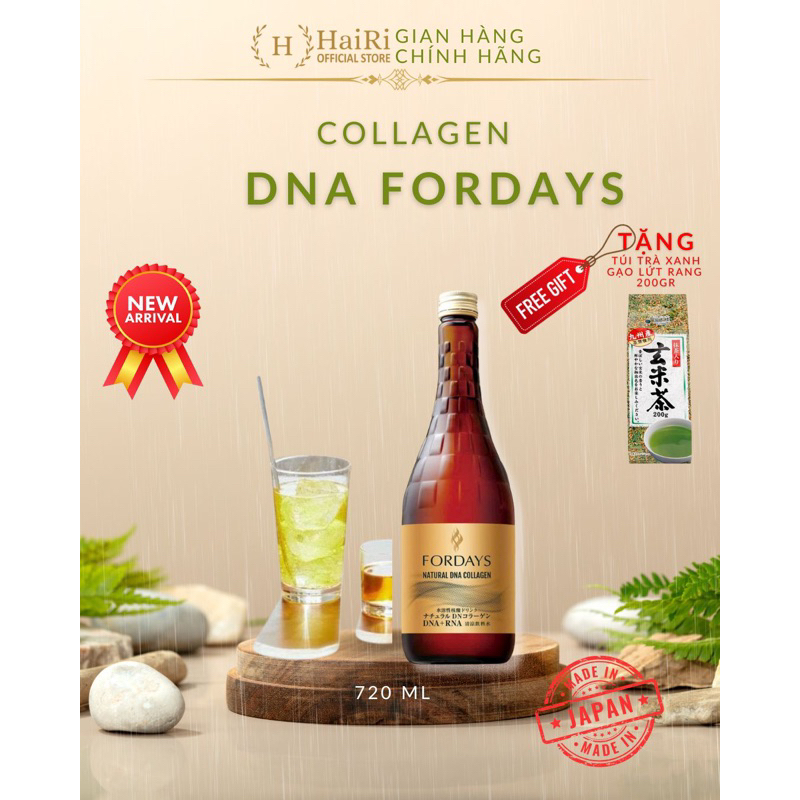 Nước uống collagen Fordays Natural DNA Collagen 720ml Nhật Bản- Mẫu mới nhất | Shopee Việt Nam