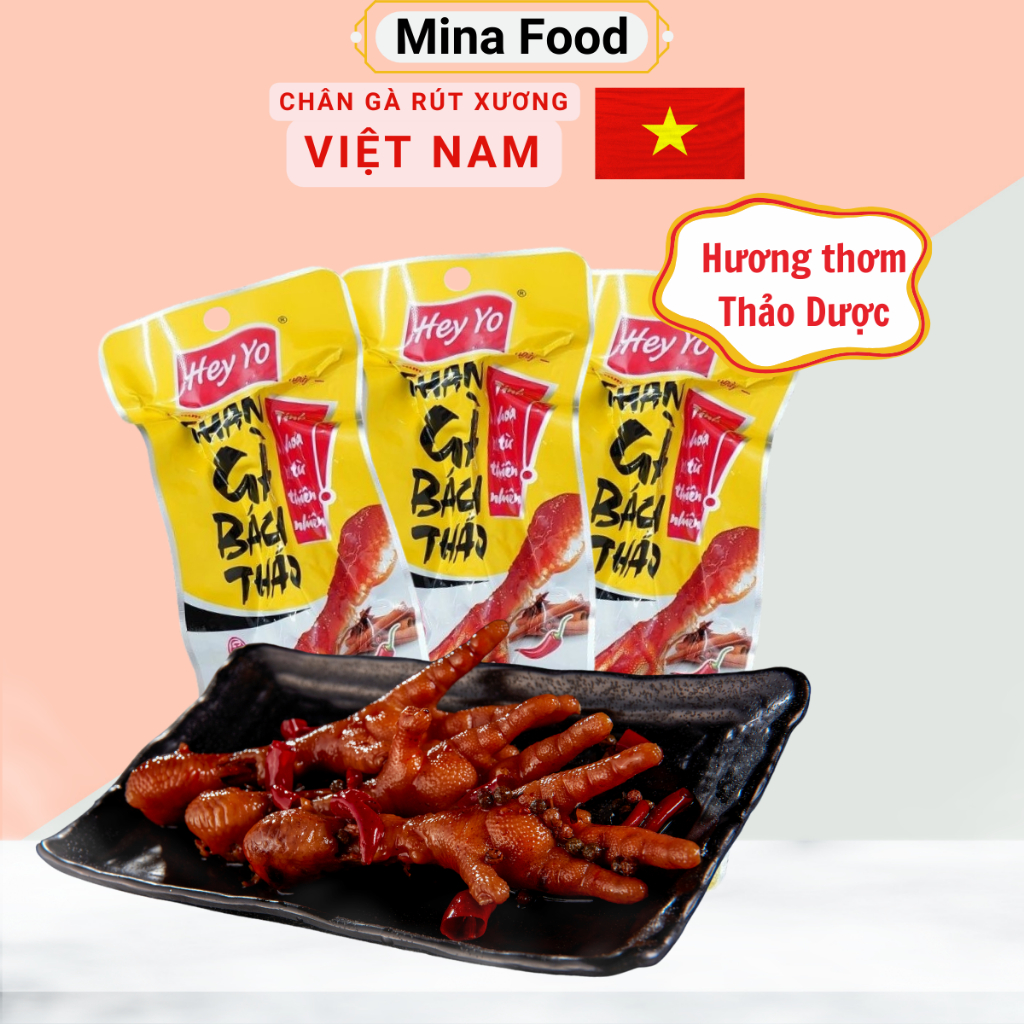COMBO 10 Chân gà Bách Thảo Heyyo Thơm ngon Chất lượng Mina Food ...