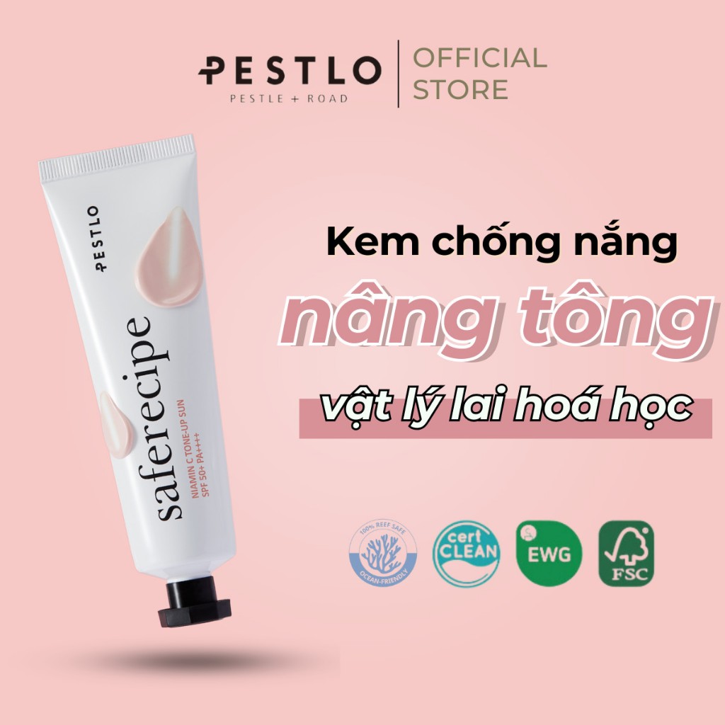 Kem chống nắng PESTLO Safe Recipe SPF50 PA++++ | Shopee Việt Nam