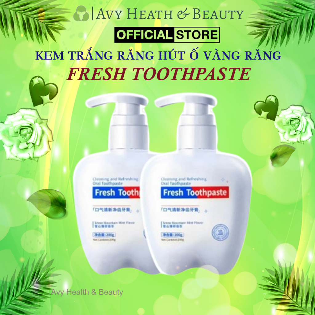 Kem Đánh Răng Dạng Lỏng Fresh Toothpaste - Kem Trắng Răng Hút Ố Vàng ...