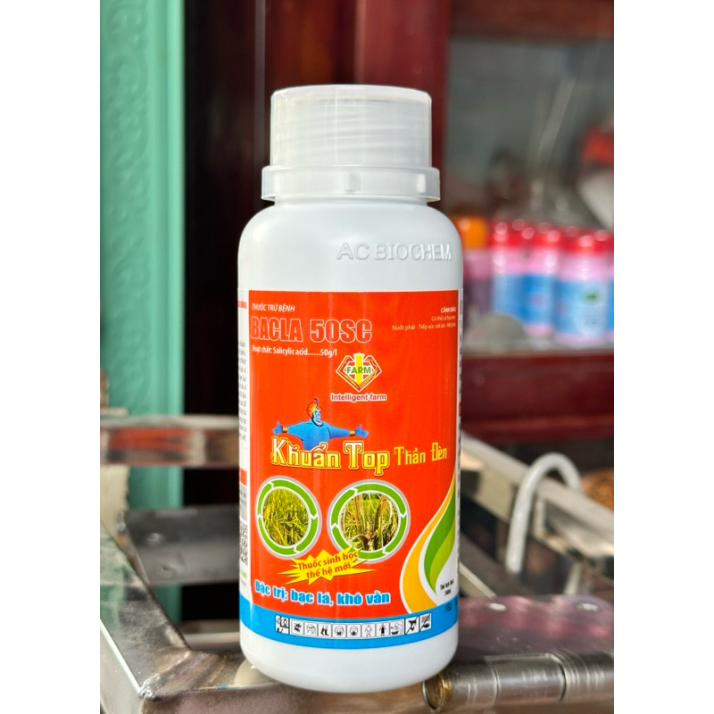 Sản phẩm trừ vi khuẩn KHUẨN TOP IFARM (BACLA 50SC) cháy bìa lá, khô vằn ...