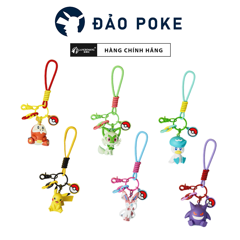 [CHÍNH HÃNG] Móc khóa mô hình Pokemon FUECOCO - QUAXLY - SPRIGATITO ...