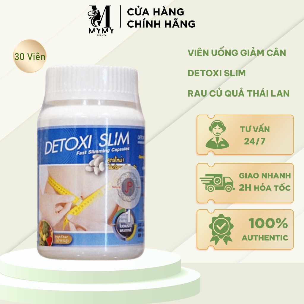 Viên Uống Detoxi Slim Hộp 30 Viên Hàng Chính Hãng - M24 | Shopee Việt Nam
