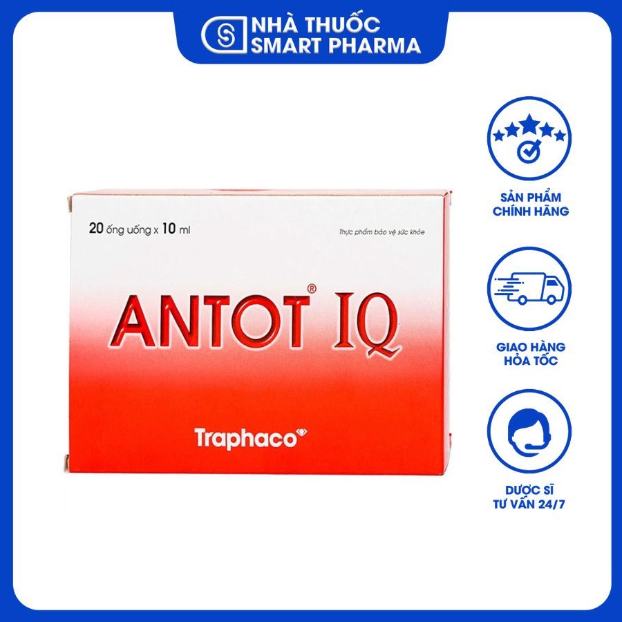 Dung dịch Antot IQ Traphaco hỗ trợ sự phát triển não bộ, giúp trẻ ăn ...